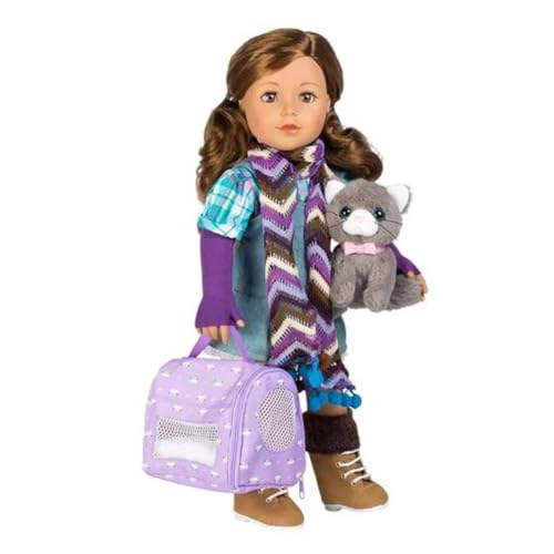 Adora Amazon Exclusive Amazing Pets - Soft and Cuddly Plush Pet for Amazing Girls Collection, Doll Accessory Set, Birthday Gift For Ages 6+ - Misty the Grey Kitty