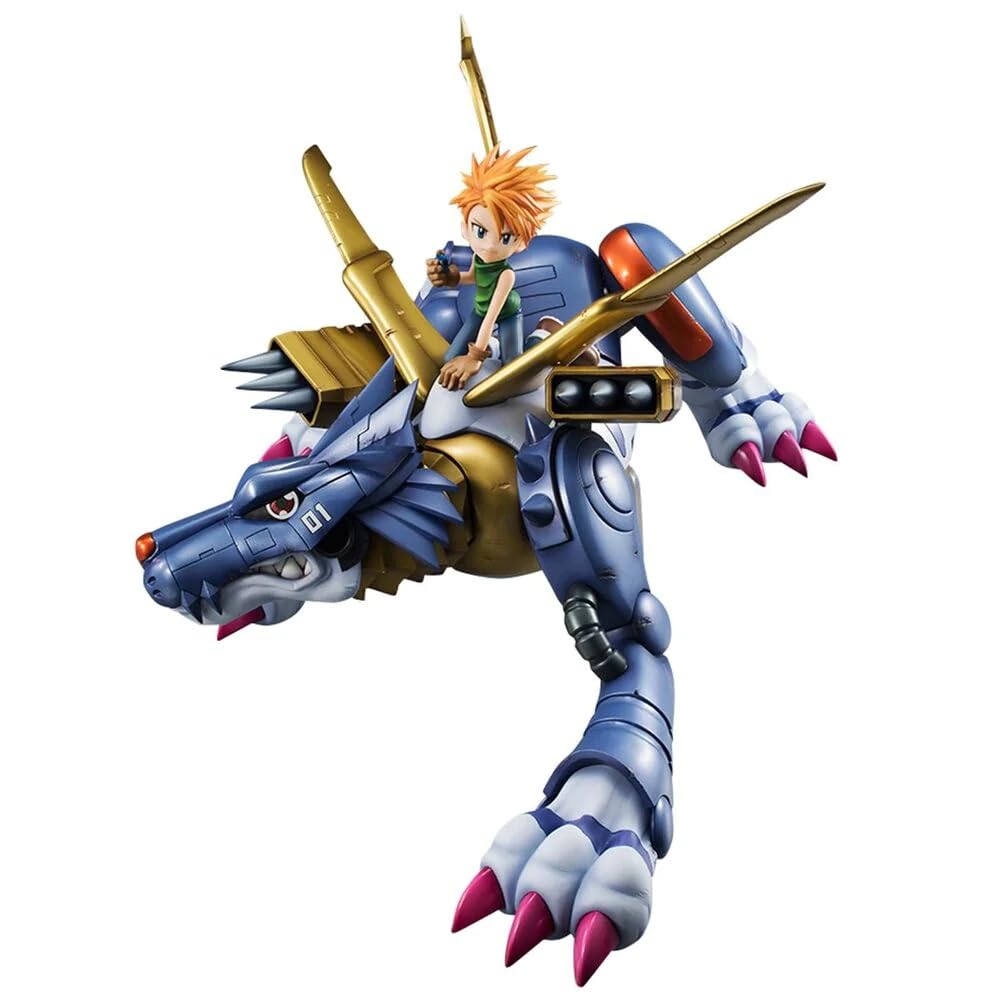 Digimon Adventures: Metal Garurumon & Yamato Gem Series PVC Statue