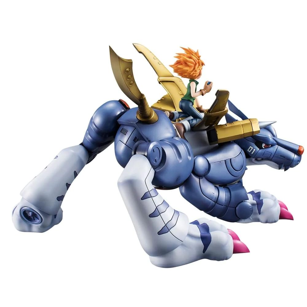 Digimon Adventures: Metal Garurumon & Yamato Gem Series PVC Statue