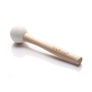 topfund crystal singing bowl medium rubber mallet