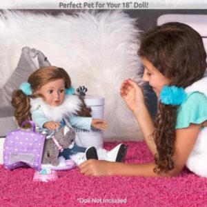 Adora Amazon Exclusive Amazing Pets - Soft and Cuddly Plush Pet for Amazing Girls Collection, Doll Accessory Set, Birthday Gift For Ages 6+ - Misty the Grey Kitty