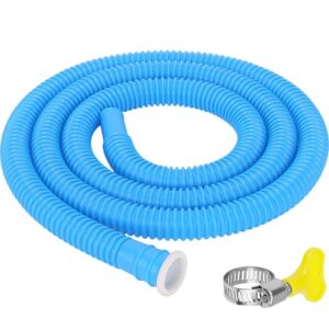 mylifeunit universal air conditioner drain hose, inlet hose for semi-automatic washing machine, 5.2 ft