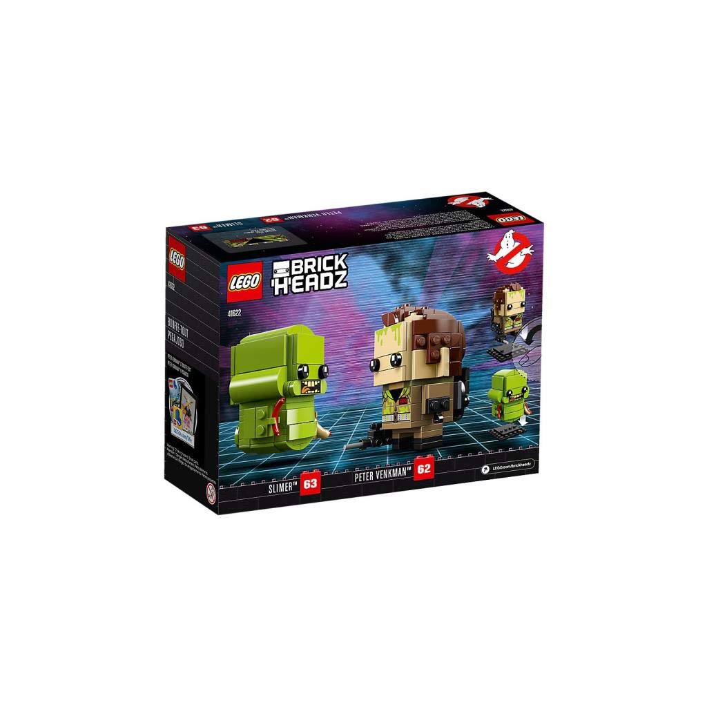 LEGO BrickHeadz Peter Venkman & Slimer 41622 Building Kit (228 Piece) (Amazon Exclusive)