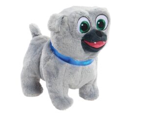 disney junior puppy dog pals adventure pals plushie walking and barking bingo, officially licensed kids toys for ages 3 up by just play