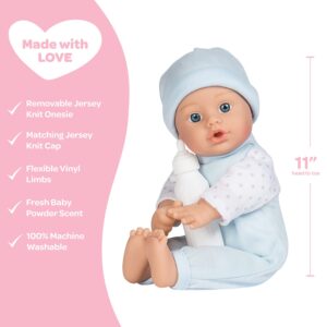 Adora Amazon Exclusive Sweet Babies Collection, 11” Soft and Cuddly Boy Baby Doll | Machine Washable, Birthday Gift For Ages 1+ - Baby Boy Peanut