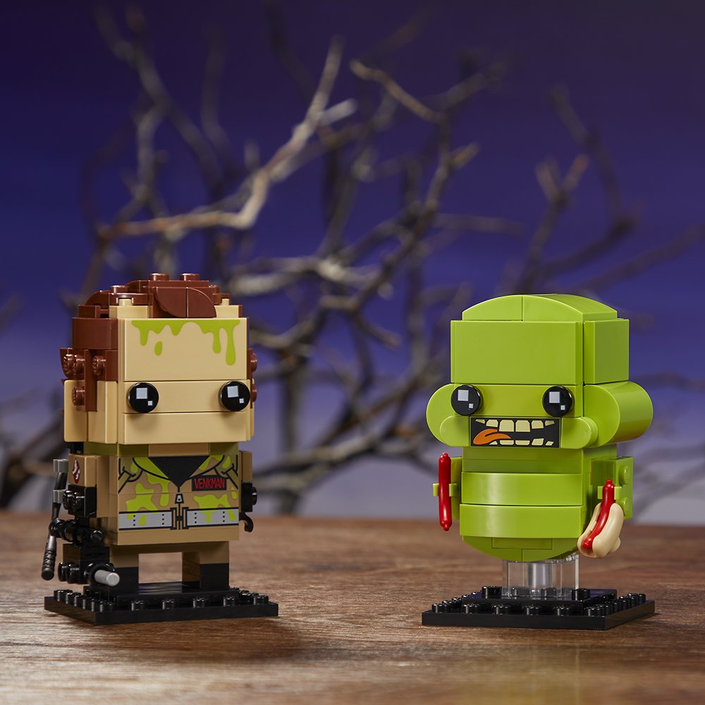 LEGO BrickHeadz Peter Venkman & Slimer 41622 Building Kit (228 Piece) (Amazon Exclusive)