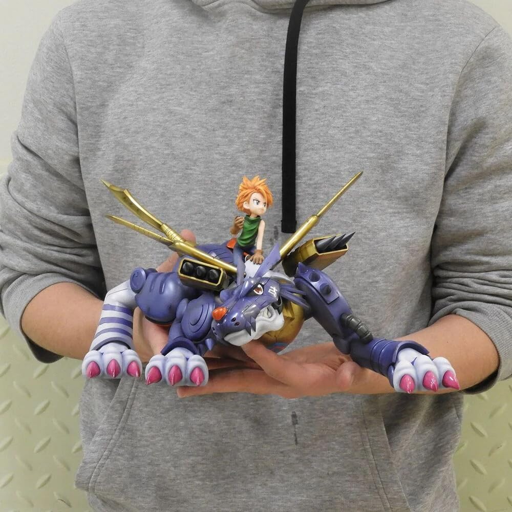 Digimon Adventures: Metal Garurumon & Yamato Gem Series PVC Statue