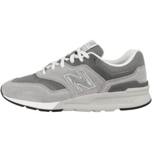 new balance men's 997h v1 sneaker, marblehead/silver, 11