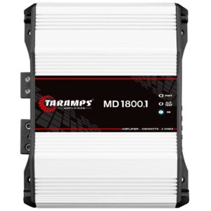 taramp's md 1800.1 2 ohms 1800 watts class d full range mono amplifier