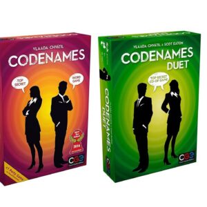 Codenames bundle Set with Codenames and Codenames Duet by Czech Games (2 items)