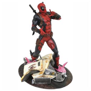 diamond select toys marvel gallery: taco truck deadpool pvc diorama figure