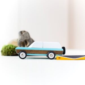 Candylab Toys - Americana Collection - Pioneer - Premium Handcrafted Wooden Car Toy