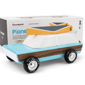 Candylab Toys - Americana Collection - Pioneer - Premium Handcrafted Wooden Car Toy