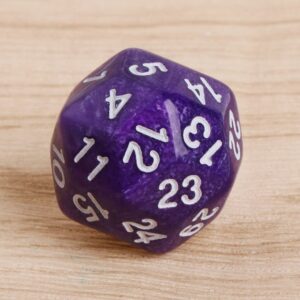 OTGO 6pcs/Set 32mm 30 Sides Acrylic Polyhedral Dice Set