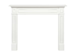 pearl mantels 525-48 mike fireplace mantel surround mdf, 48-inch, white 48 inch