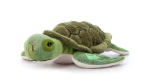 the petting zoo, conservation sea turtle stuffed animal, gifts for kids, baby sea turtle plush toy 10 inches