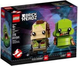 lego brickheadz peter venkman & slimer 41622 building kit (228 piece) (amazon exclusive)