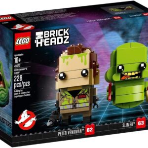 LEGO BrickHeadz Peter Venkman & Slimer 41622 Building Kit (228 Piece) (Amazon Exclusive)