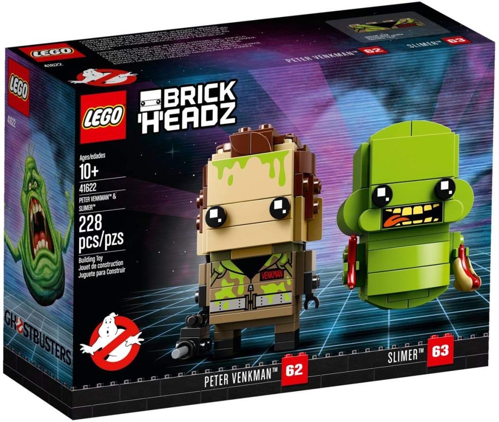 LEGO BrickHeadz Peter Venkman & Slimer 41622 Building Kit (228 Piece) (Amazon Exclusive)