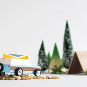 Candylab Toys - Americana Collection - Pioneer - Premium Handcrafted Wooden Car Toy