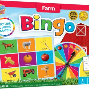 MasterPieces Kids Games - Farm Bingo Game