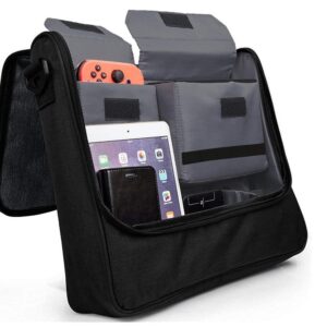 everywhere messenger bag for nintendo switch, libier portable storage case travel shoulder bag for nintendo switch, holds the switch console, pro controller, dock and other accessories