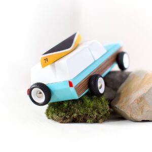 Candylab Toys - Americana Collection - Pioneer - Premium Handcrafted Wooden Car Toy