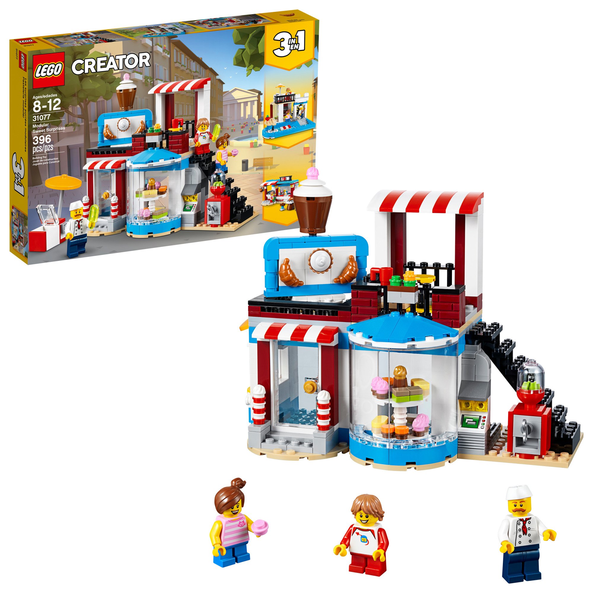 LEGO Creator 3in1 Modular Sweet Surprises 31077 Building Kit (396 Pieces)