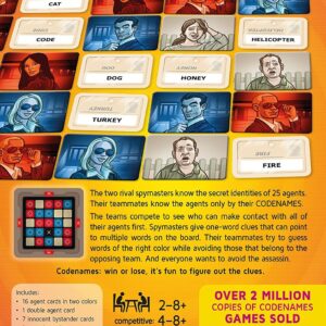 Codenames bundle Set with Codenames and Codenames Duet by Czech Games (2 items)