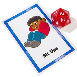 Kenson Kids Pick n Roll Movez, Exercise Game, Perfect for Rainy Days, Home & Classroom, Preschool & Kids of All Ages.