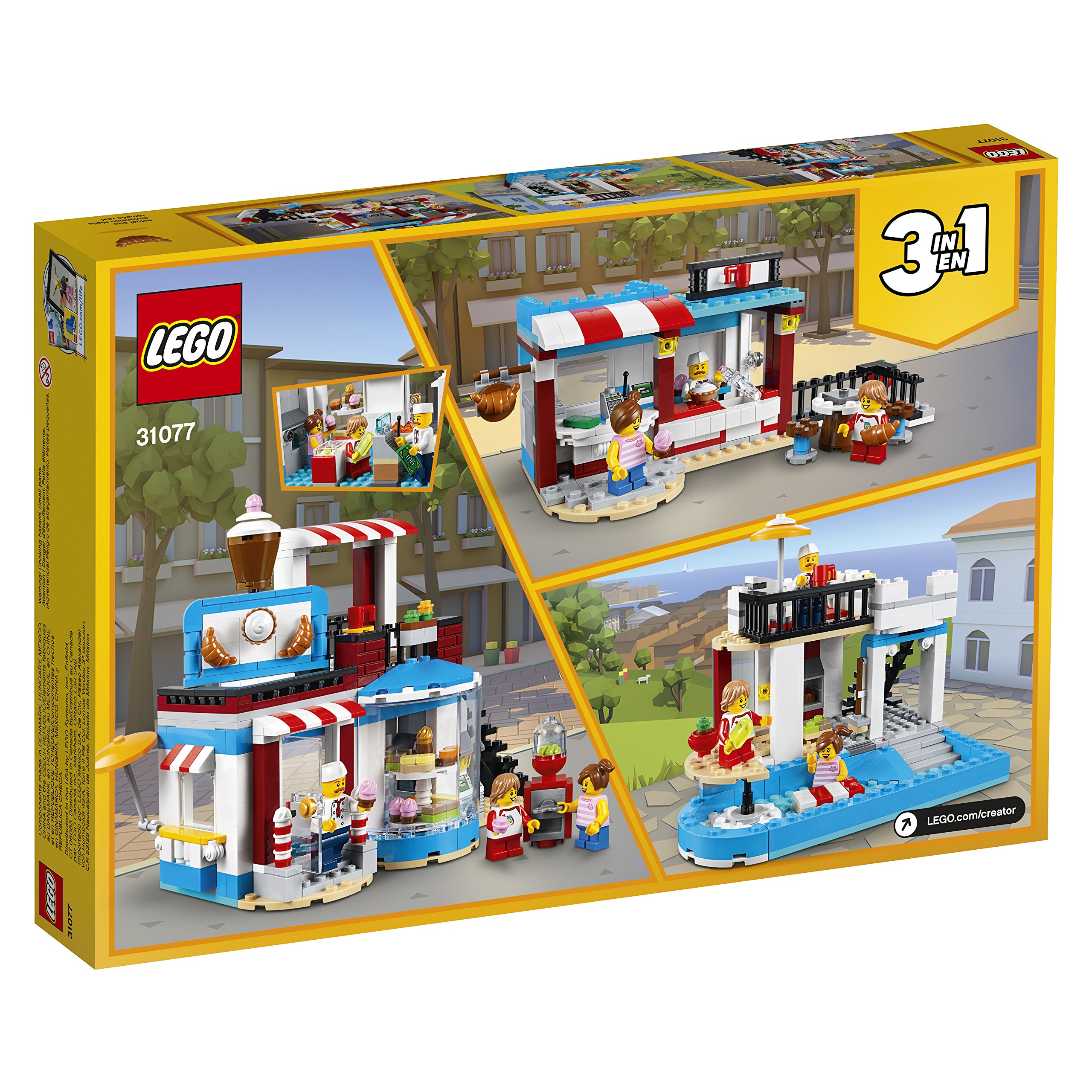 LEGO Creator 3in1 Modular Sweet Surprises 31077 Building Kit (396 Pieces)