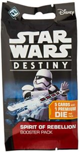 star wars destiny tcg: spirit of rebellion [dice & cards] - booster box (36 booster packs)