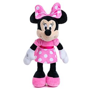 2018 disney minnie mouse pink dress 15.5" plush with hangtag