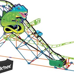 K'NEX Thrill Rides – Twisted Lizard Roller Coaster Building Set – 403 Piece – Ages 9+ Building Set (Amazon Exclusive)