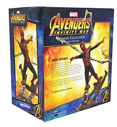 Diamond Select Toys Marvel Premier Collection: Avengers Infinity War Spider-Man Resin Statue