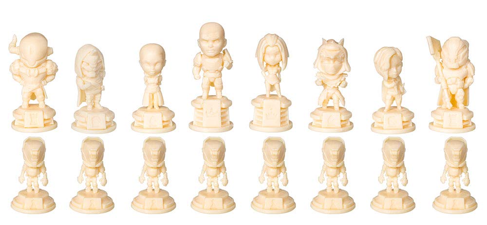 USAOPOLY Destiny Chess Set | Destiny 2 Video Game Chess Game | 32 Custom Sculpt Collectable Figure Chess Pieces and Custom Chess Board