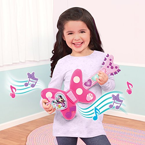 Minnie Bow-Tique Rockin' Guitar, Officially Licensed Kids Toys for Ages 3 Up by Just Play