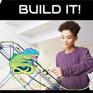 K'NEX Thrill Rides – Twisted Lizard Roller Coaster Building Set – 403 Piece – Ages 9+ Building Set (Amazon Exclusive)