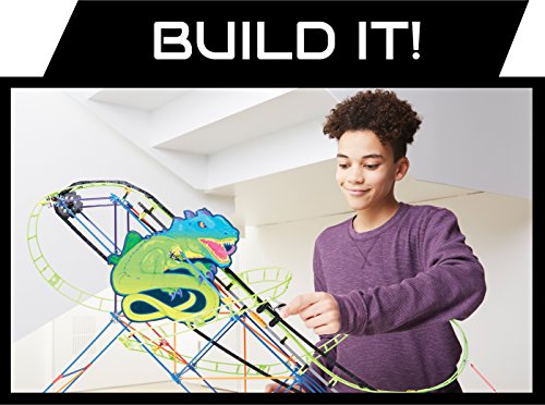 K'NEX Thrill Rides – Twisted Lizard Roller Coaster Building Set – 403 Piece – Ages 9+ Building Set (Amazon Exclusive)