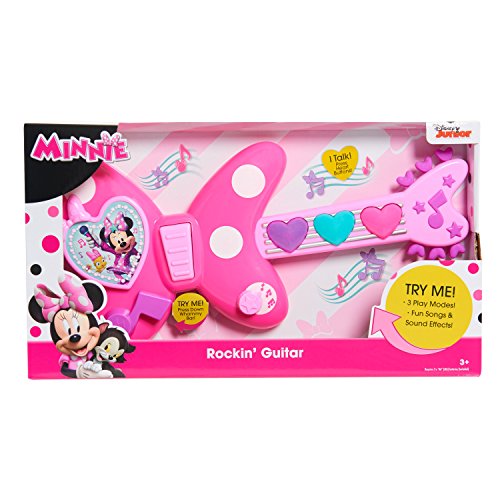 Minnie Bow-Tique Rockin' Guitar, Officially Licensed Kids Toys for Ages 3 Up by Just Play