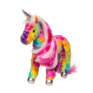 Douglas Joy Rainbow Princess Unicorn Plush Stuffed Animal