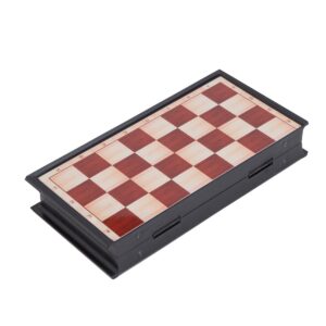 THY COLLECTIBLES Magnetic Portable Holding Travel Chess Set Classic Black & White 7 x 7 Inch