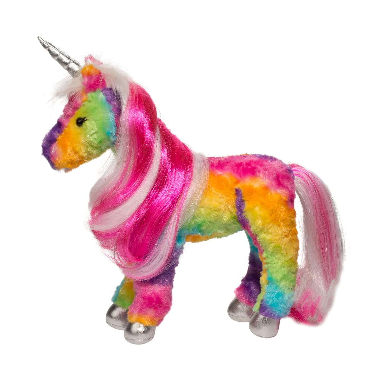 Douglas Joy Rainbow Princess Unicorn Plush Stuffed Animal