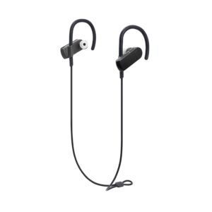 audio-technica ath-sport50btbk sonicsport bluetooth wireless in-ear headphones, black