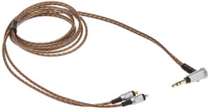 audio-technica hdc213a/1.2 3.5mm deatchable audiophile headphone cable for in-ear headphones