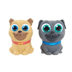 puppy dog pals bath toys, bingo & rolly 2 pack, officially licensed kids toys for ages 3 up by just play