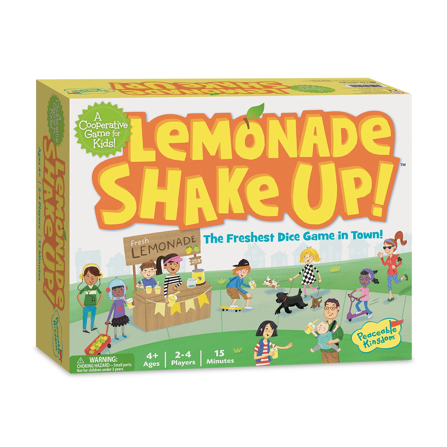 Peaceable Kingdom Lemonade Shake Up! - Cooperative Game for Kids