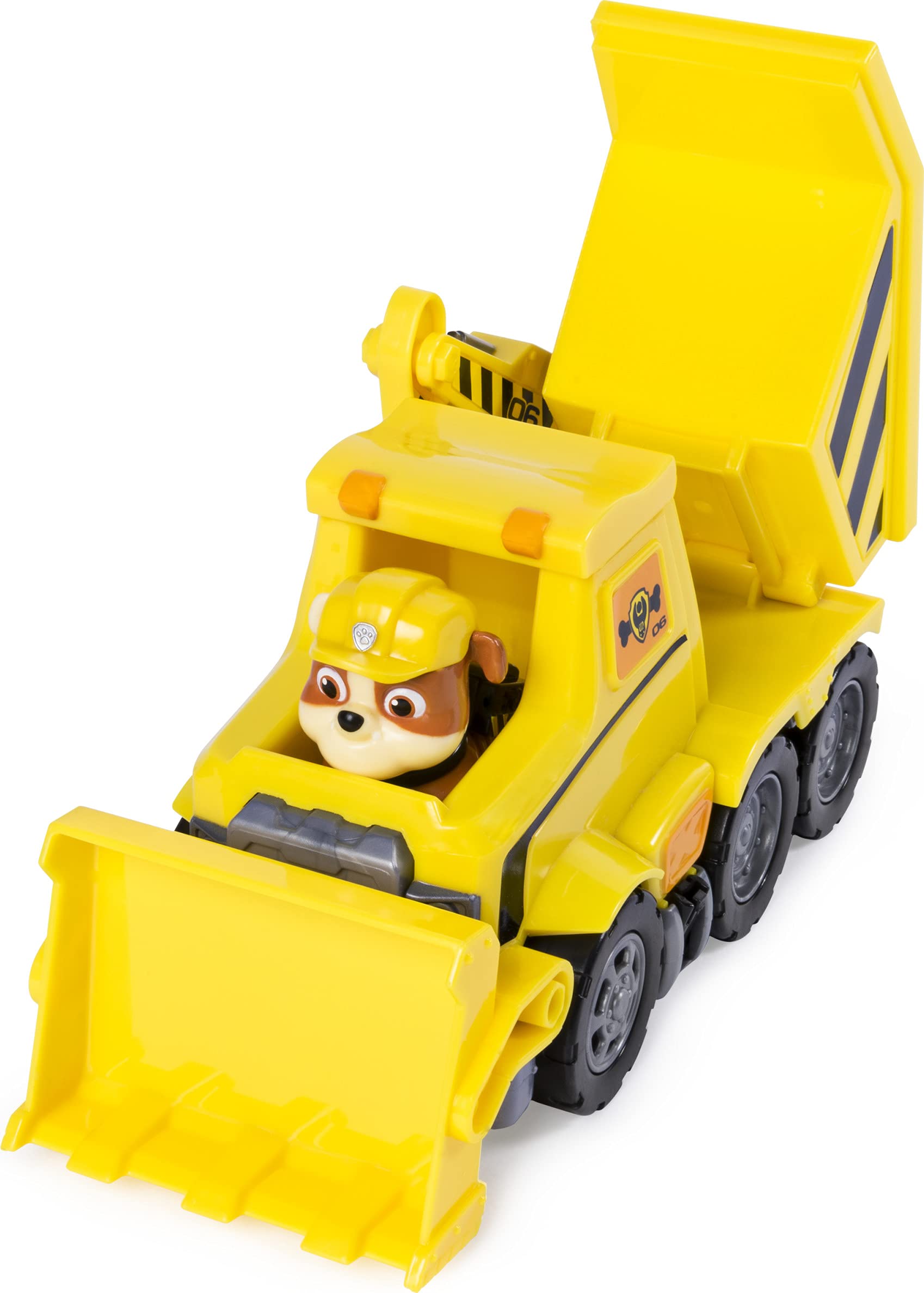 Paw Patrol Rubble's Ultimate Rescue Bulldozer with Moving Scoop and Lift-up Dump Bed, Ages 3 and Up