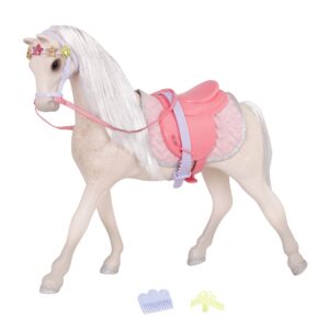 glitter girls by battat - starlight 14" toy horse - 14 inch doll accessories and clothes for girls age 3 and up – children’s toys , white