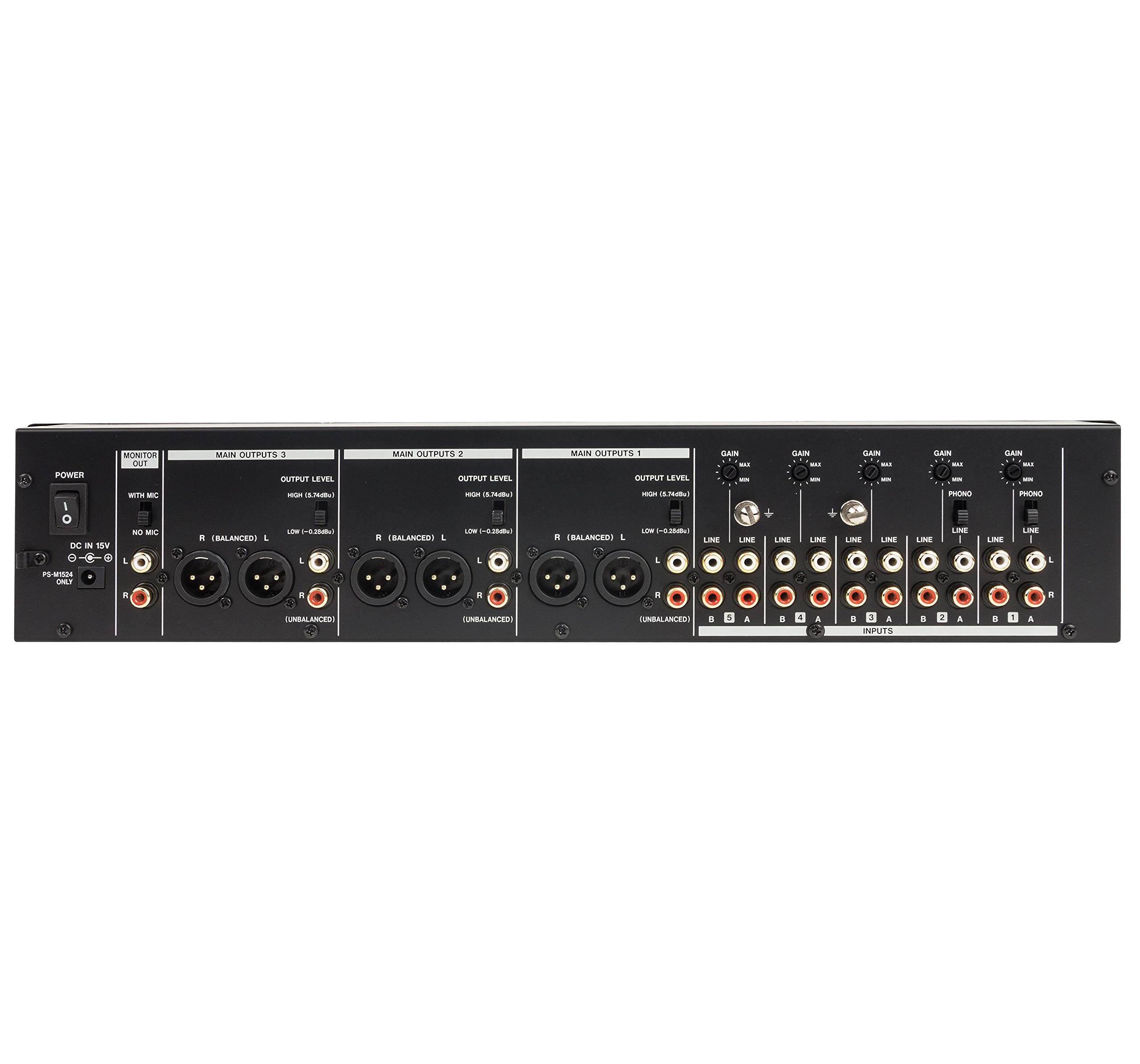 Tascam 7-Channel 3-Zone Rackmount Audio Mixer With Voice Priority (MZ-223)